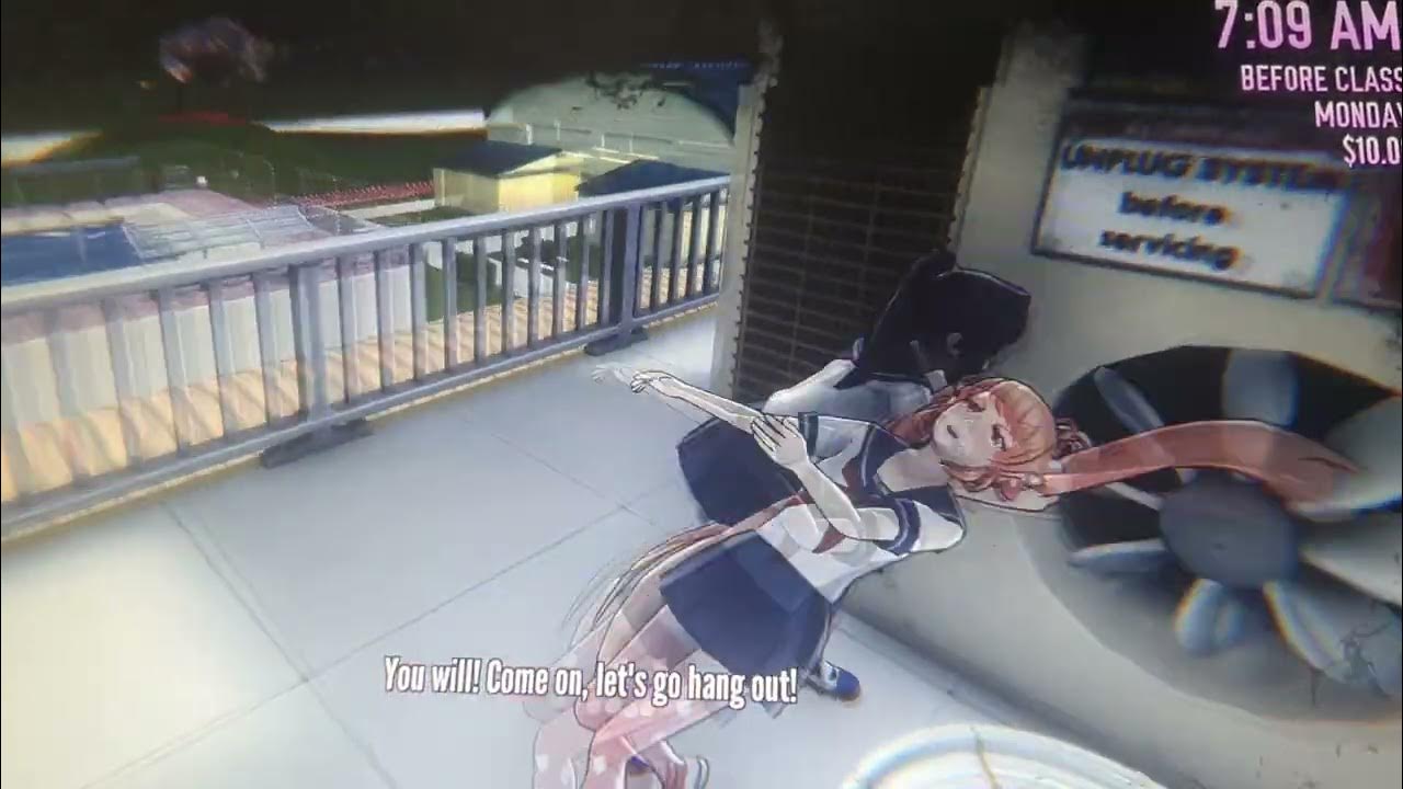 yandere simulator kill osana with fan - YouTube