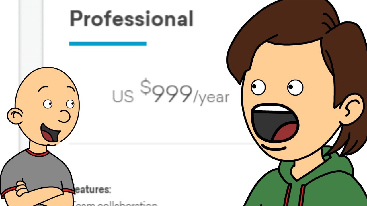 Classic Caillou Asks His Dad for a Vyond Subscription - YouTube