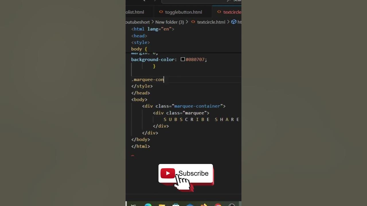 Marquee Animation | HTML CSS#shorts - YouTube