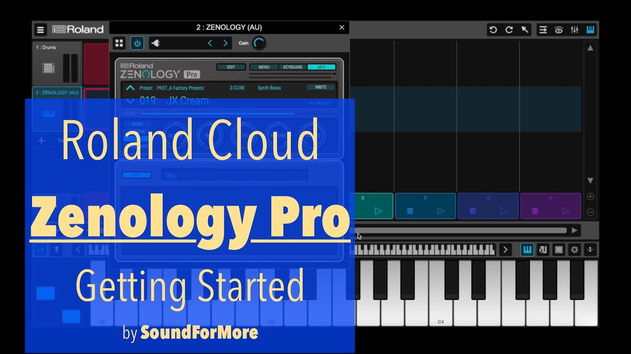 Roland Zenology Pro Manual - Tutorial 1: Getting Started - YouTube