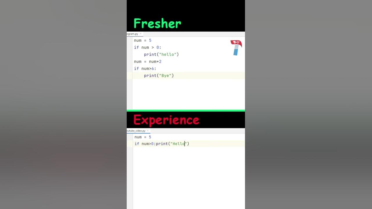 Single Line Statement in python #python #pythonprogramming #coding # ...