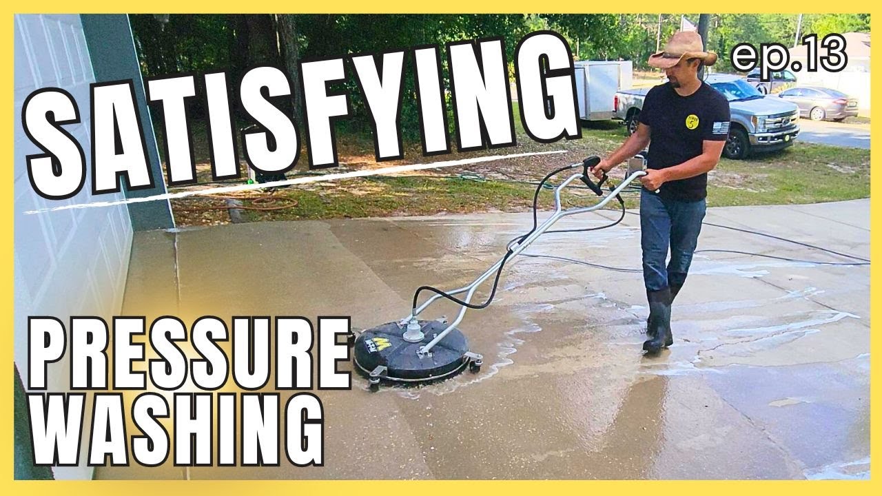 ASMR Pressure Washing Series Part 13 - YouTube