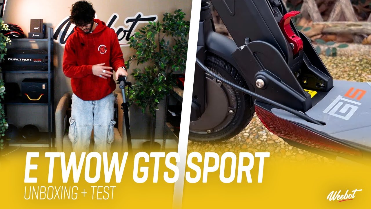ETWOW GTS SPORT : MEILLEURE TROTTINETTE ÉLECTRIQUE LÉGÈRE DU QUOTIDIEN ...
