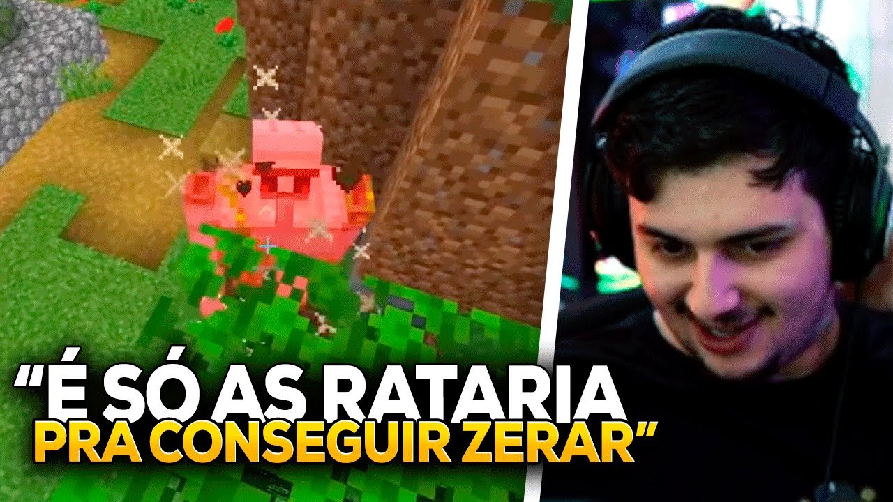 GABE REAGE ZERANDO MINECRAFT NO MODO AVENTURA - YouTube