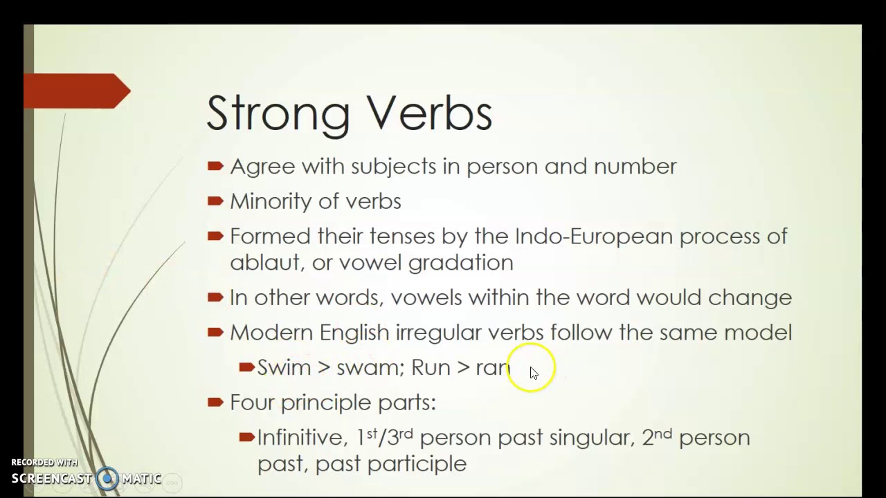 Old English Grammar & Syntax - YouTube