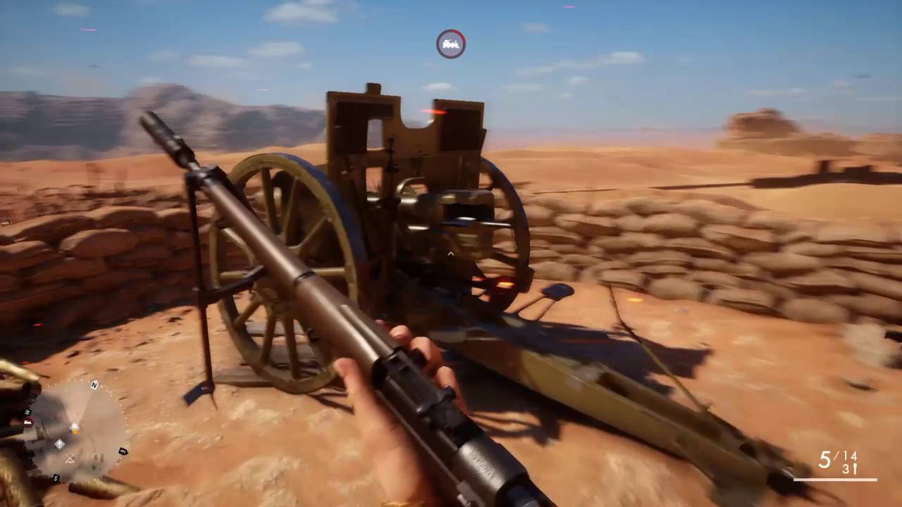 Battlefield™ 1 - Beating Armored Train (Hard) - YouTube