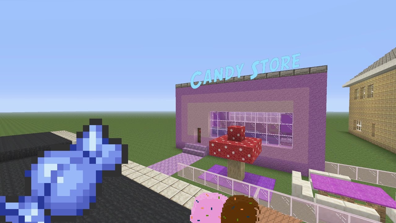 Minecraft Candy Store Build Showcase Review - YouTube