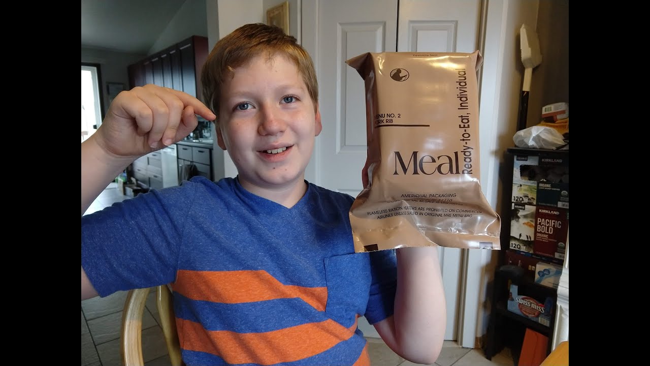 2006 Pork Rib MRE reviewed by Sammy - YouTube
