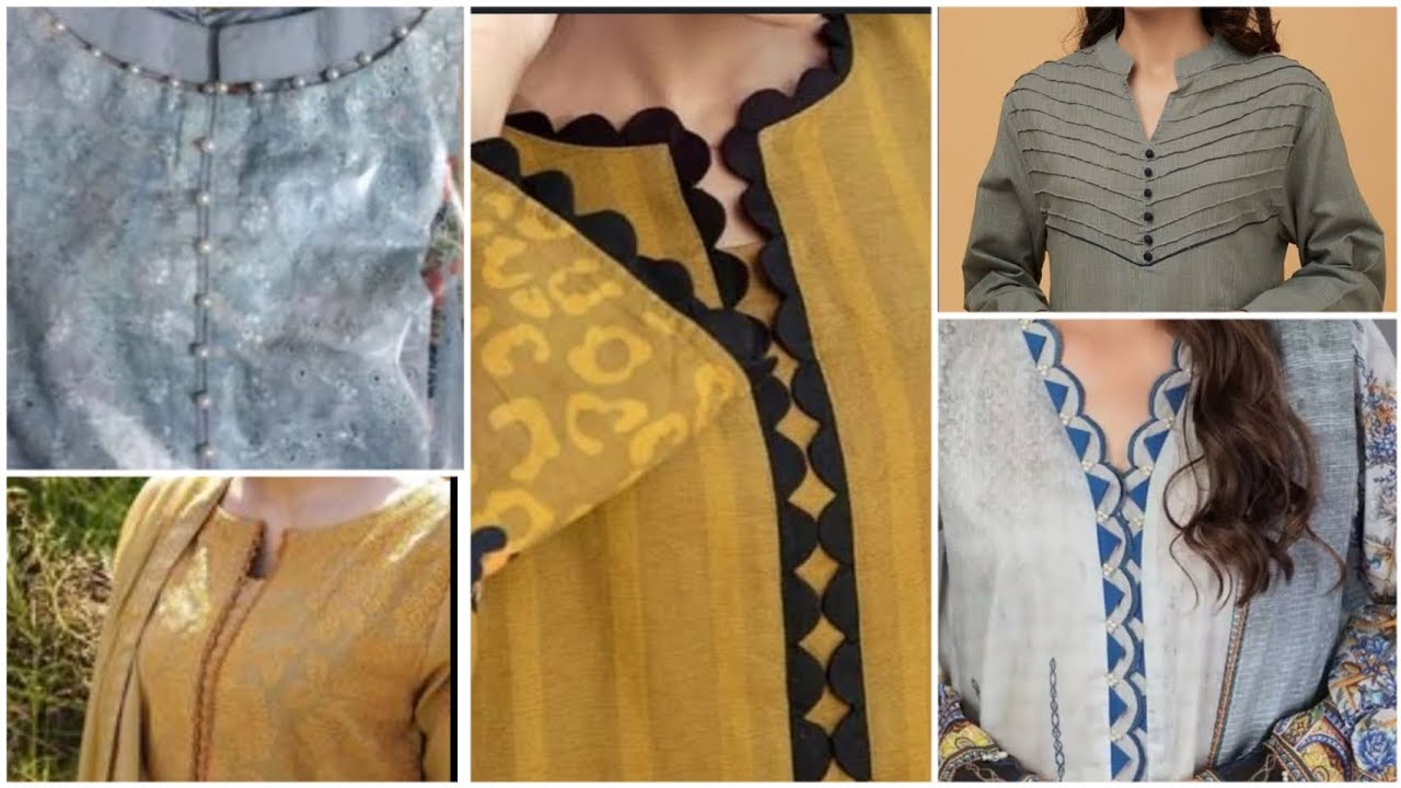 Neckline design ideas|Neck ideas|Kurta neck design|Gala design|Style ...