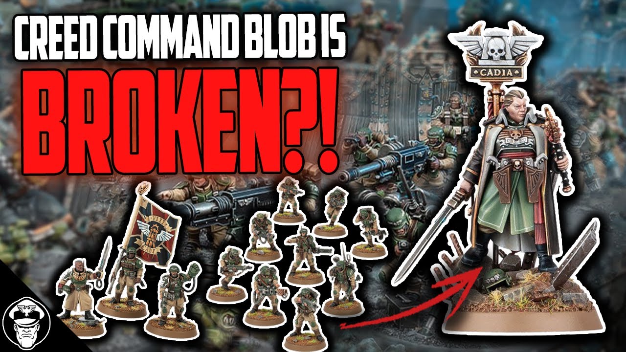 The Creed Command Squad is BROKEN! | Astra Militarum | Warhammer 40,000 ...