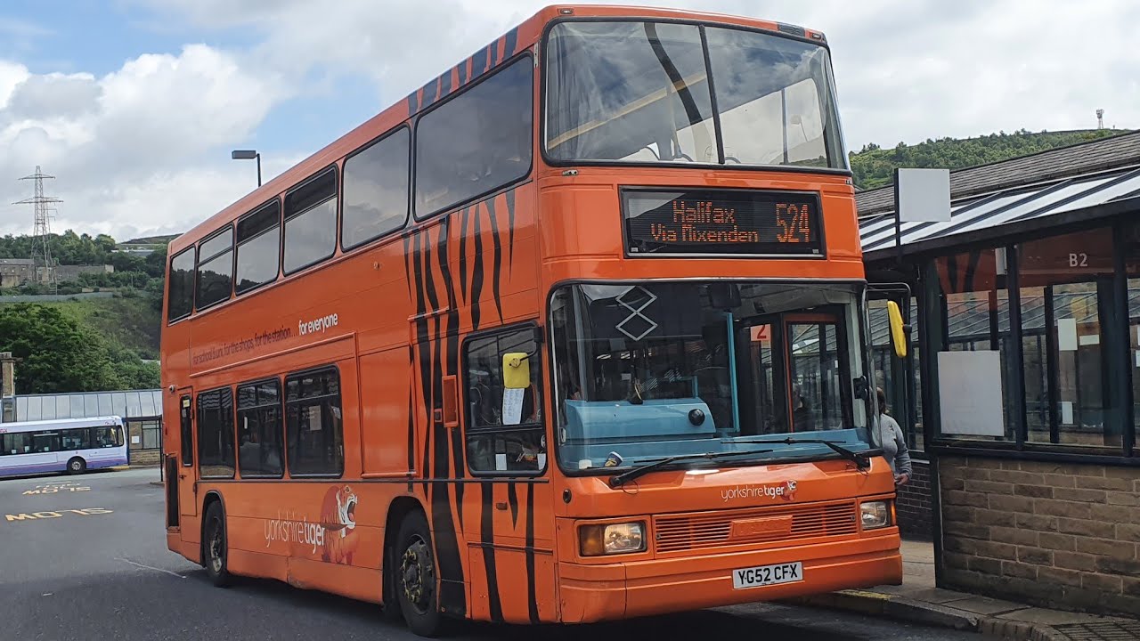A Trip On Yorkshire Tigers DAF DB250 Optare Spectra 717 YG52 CFX | Last ...