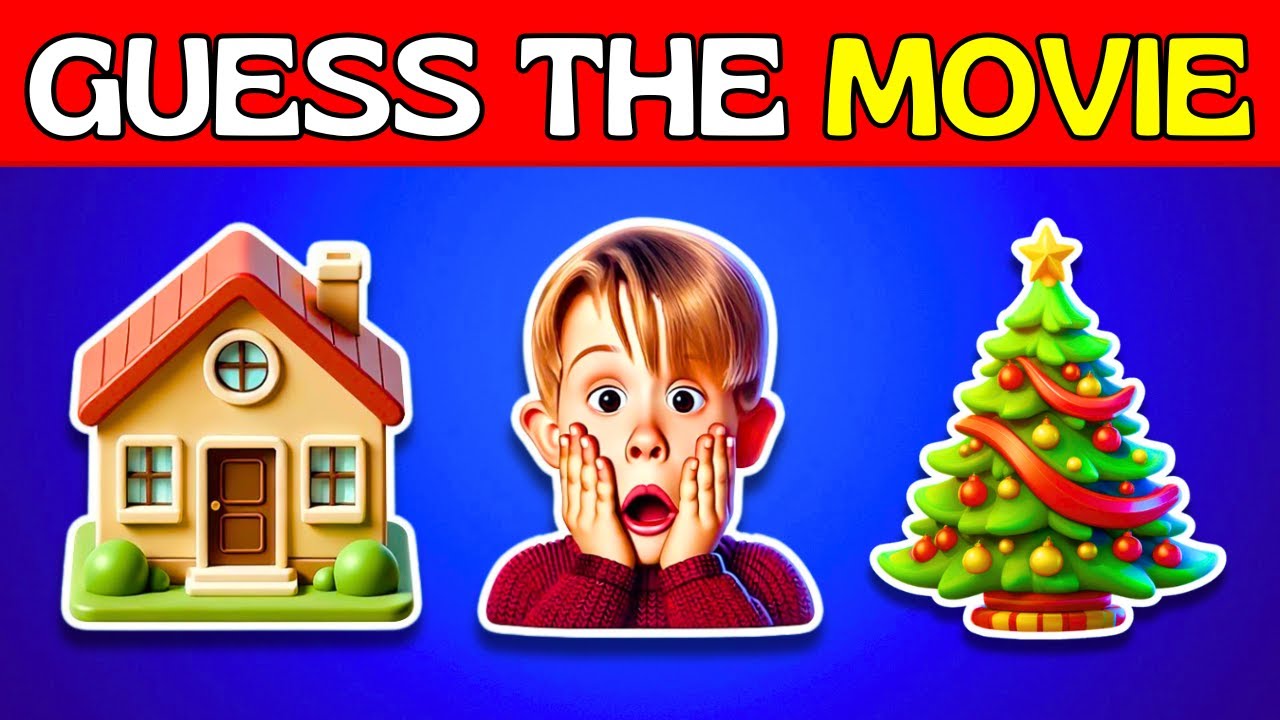 🎬 Can You Guess The Movie By Emojis? 🍿 | 🎄 Christmas Movies Edition 🎅 ...