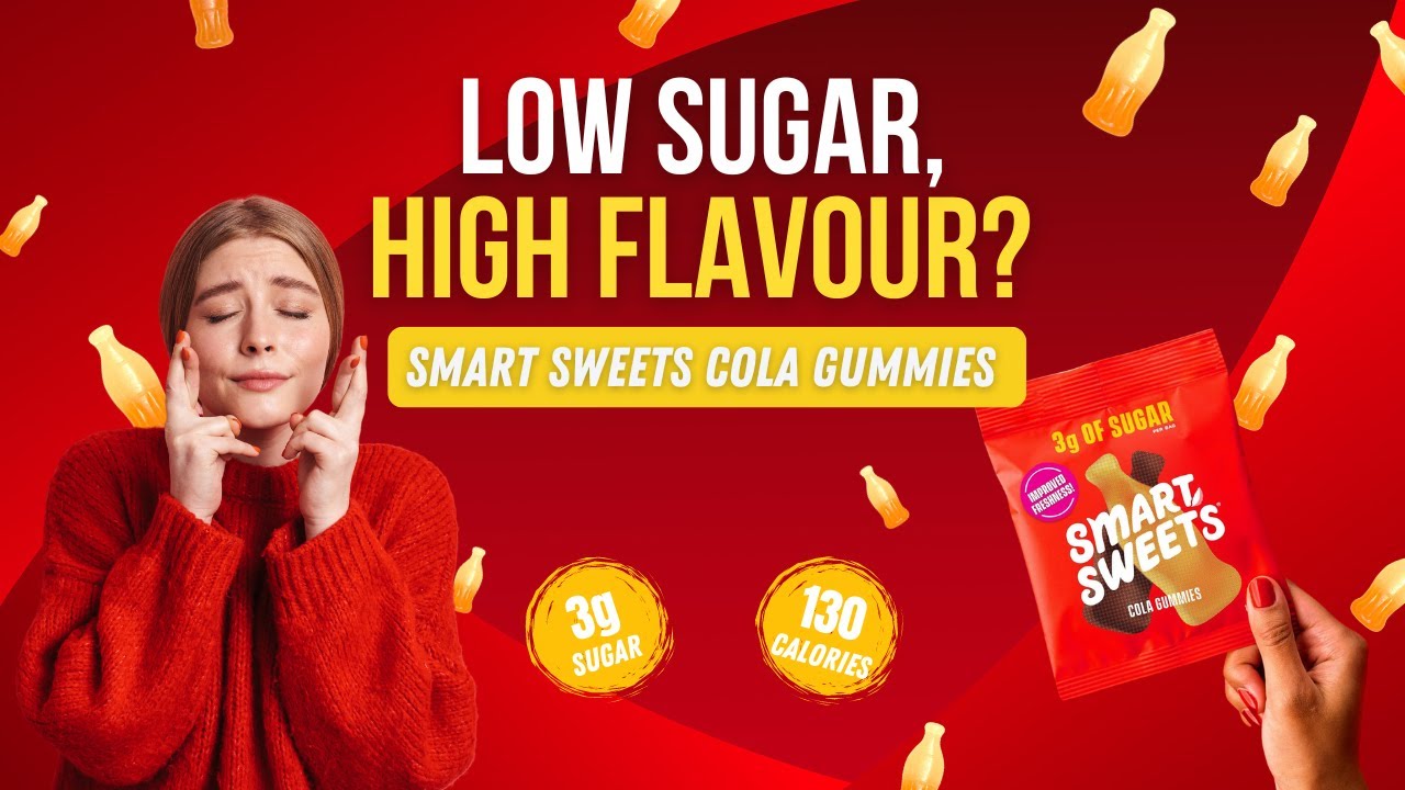 Quick Honest Review of the Smart Sweets Cola Gummies, Candy with Low ...