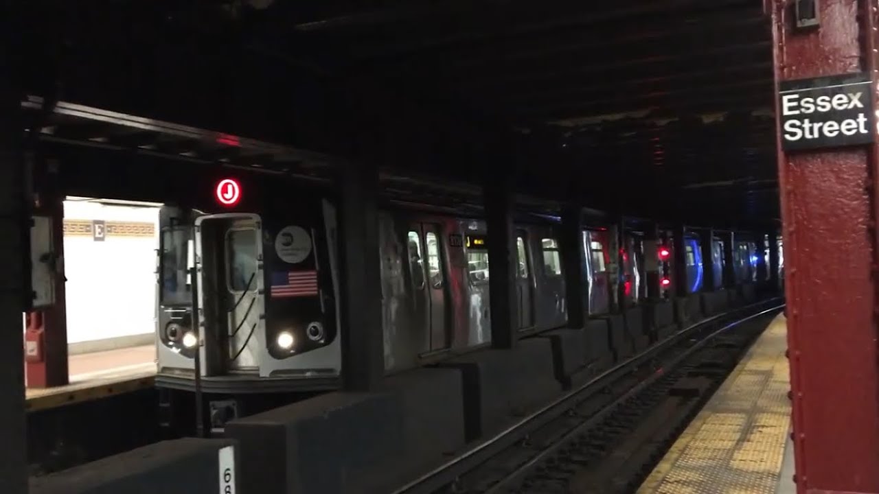 [MTA]: abroad Street Bound R143 (J) Train @ Essex Street - YouTube