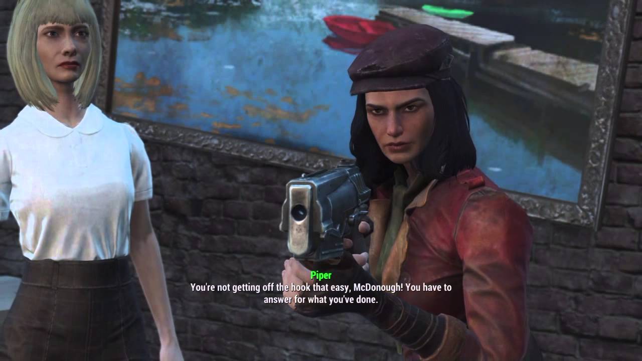 Fallout 4 - Confronting Mayor McDonough - YouTube
