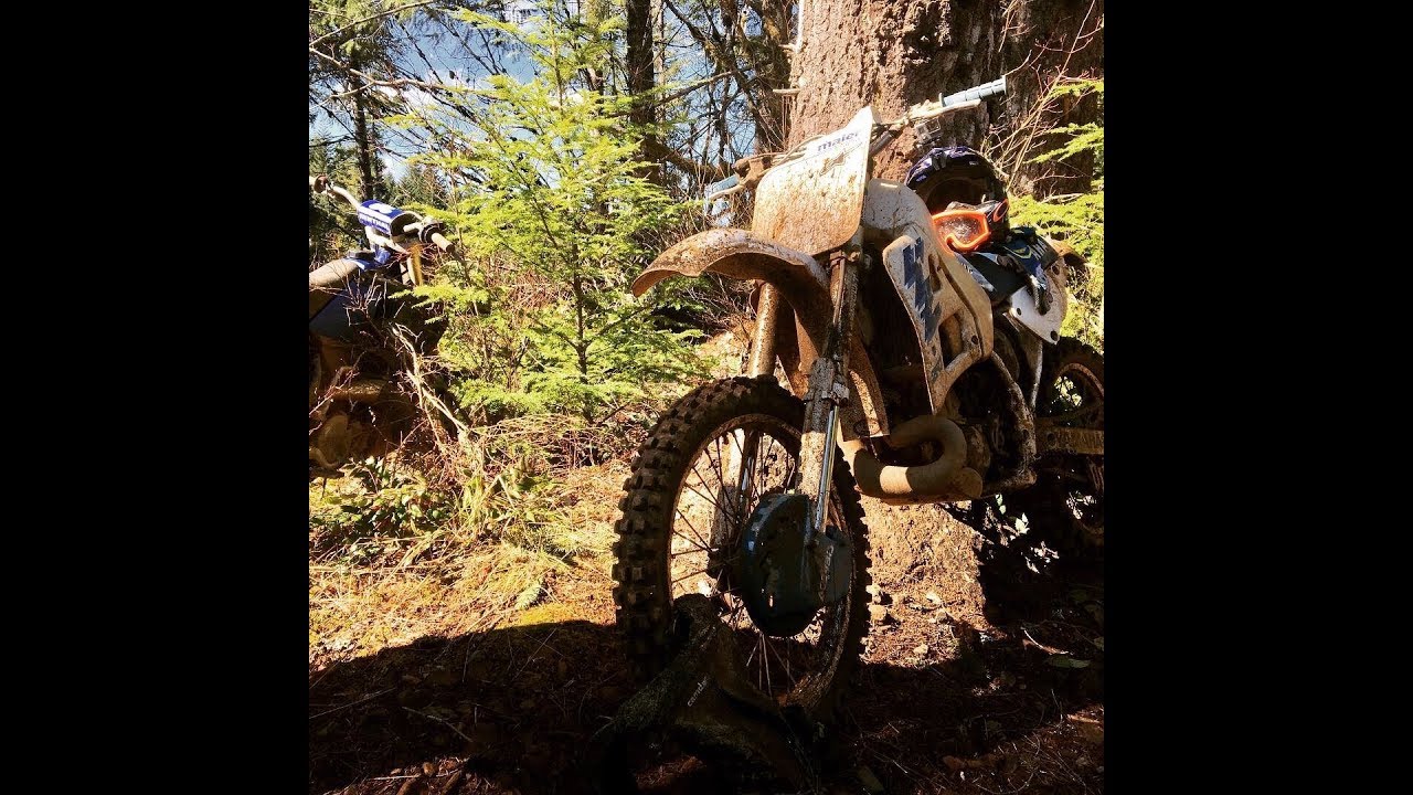 Lyda Camp Tillamook State Forest on a 89 YZ250WR March 30th 2019 - YouTube