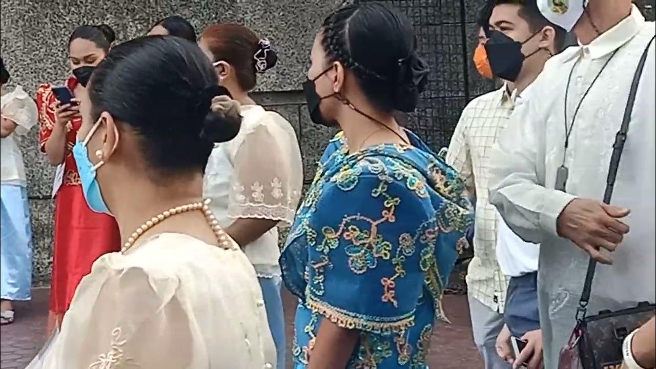 Sayaw sa pagbati ng traditional ng Parañaque Saint Andrew Church - YouTube