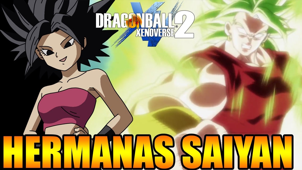 Dragon Ball Xenoverse 2 NUEVO PERSONAJE BROLY MUJER Caulifla Y Kale ...