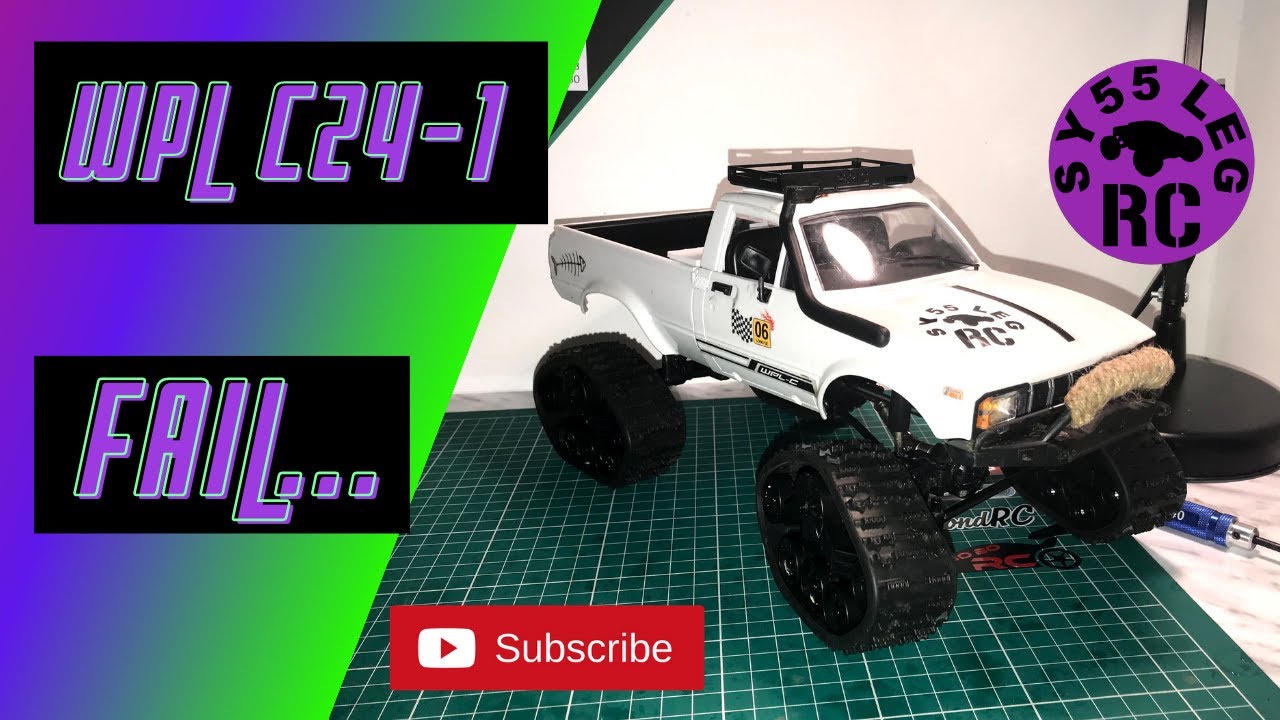 Out with the WPL RC C24-1 on TRACKS... - YouTube