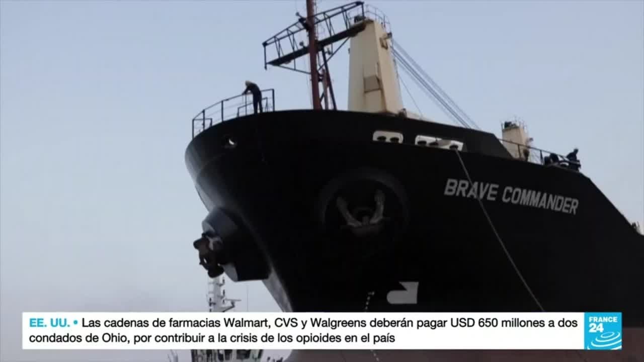 Brave Commander: el primer navío en llevar ayuda humanitaria de Ucrania ...