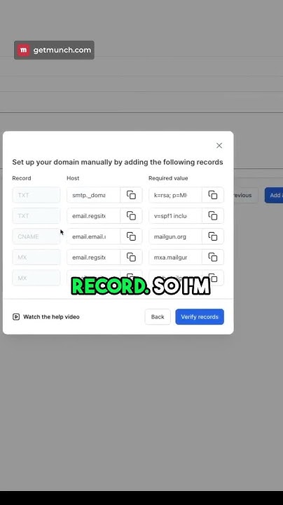 GoHighLevel Email - Quickly Adding and Verifying DNS Records #gohighlevel #workflow - YouTube