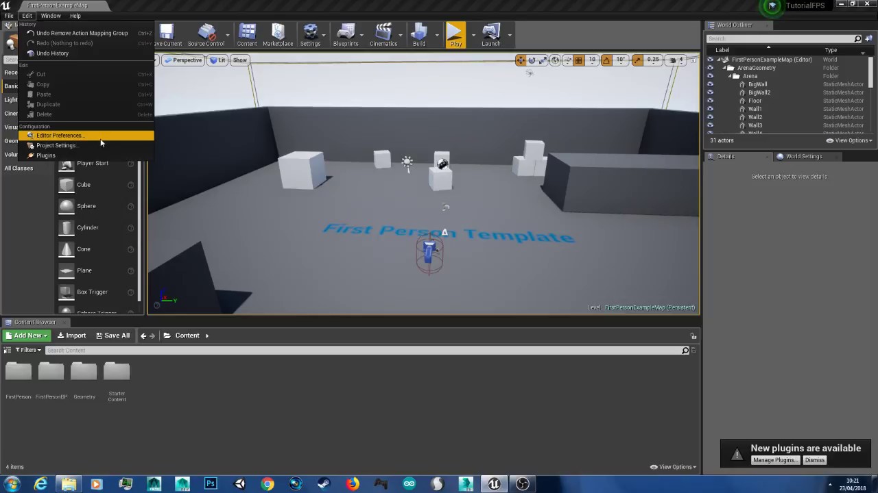 Simple Input/ Key Mapping UE4 - YouTube