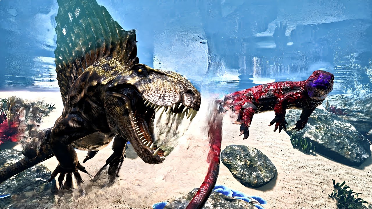 DIMETRODON FIGHTS FOR SURVIVAL | PATH OF TITANS - YouTube