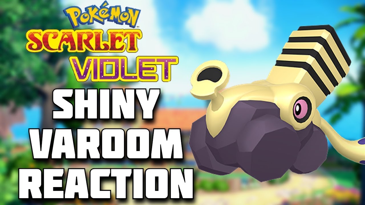 SHINY VAROOM FULL REACTION! Pokemon Scarlet and Violet Shiny Highlight ...