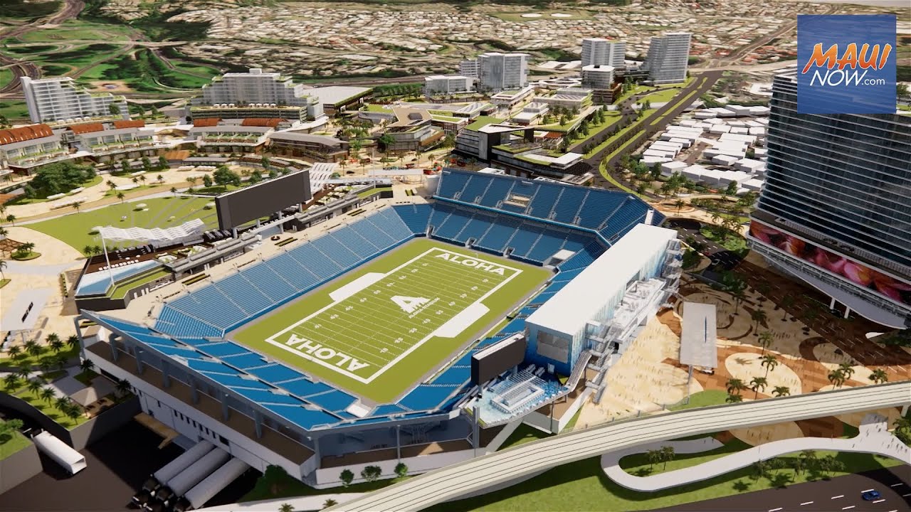 Aloha Stadium - conceptual rendering - YouTube