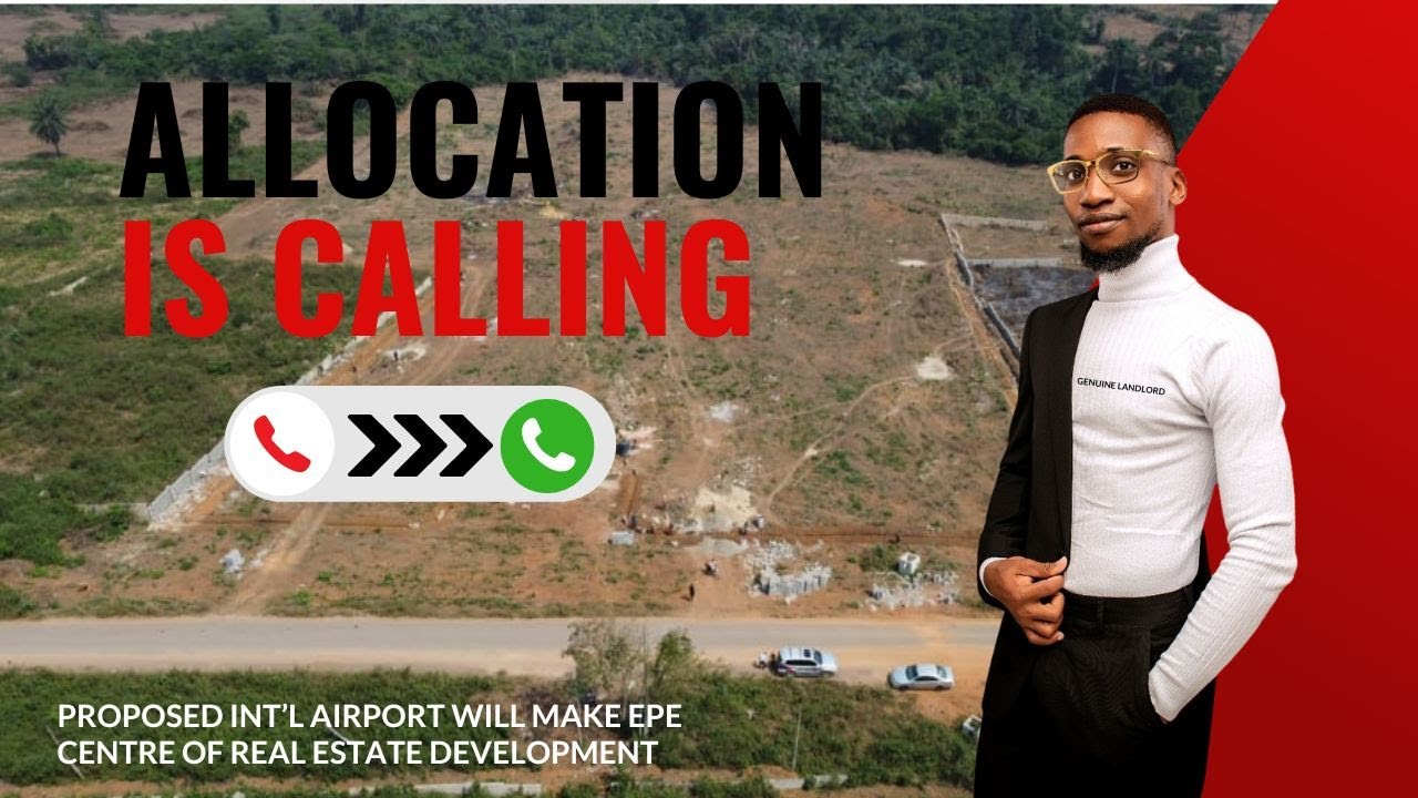LAGOS NIGERIA: AFFORDABLE LAND FOR SALE AT KETU EPE FACING THE ROAD ARA ...