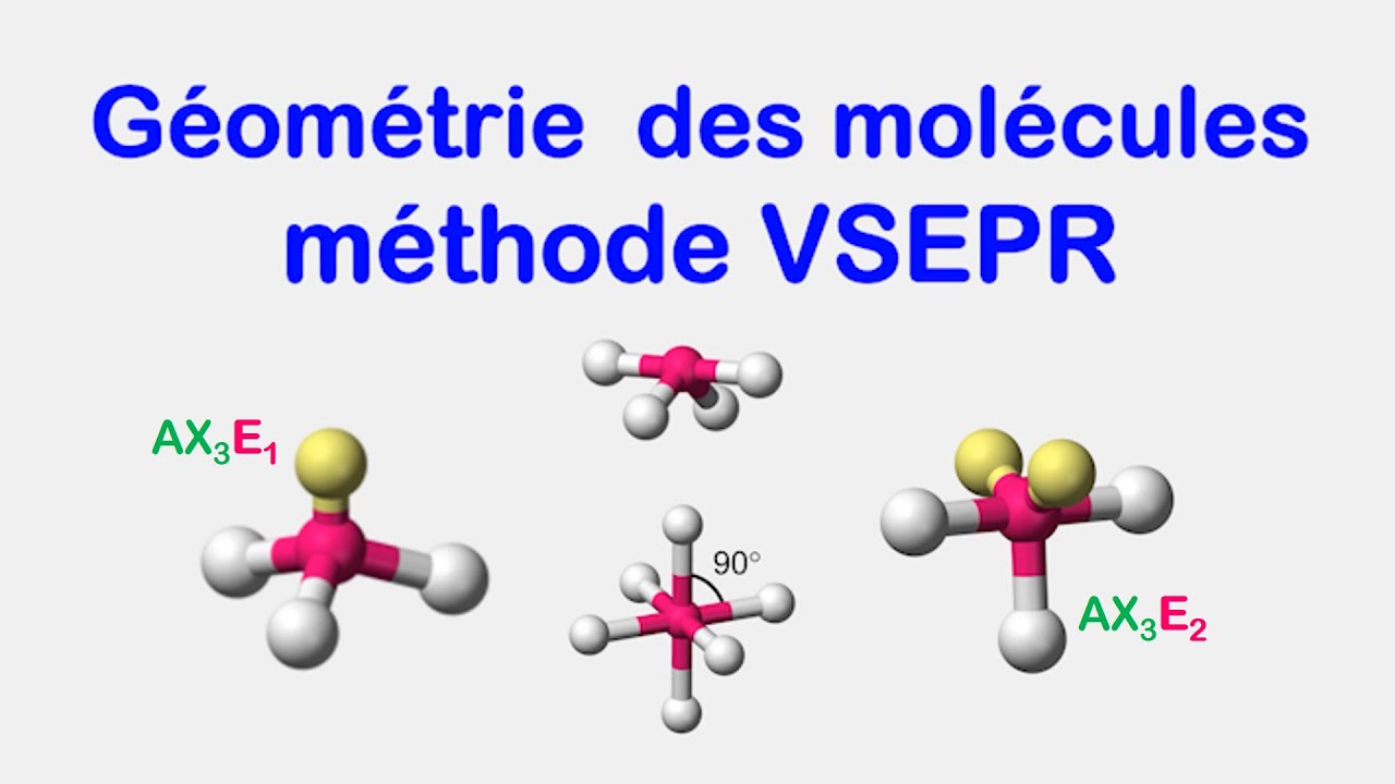 Géométrie des molécules : méthode VSEPR - YouTube