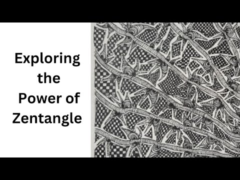 Exploring the world of Zentangle - YouTube