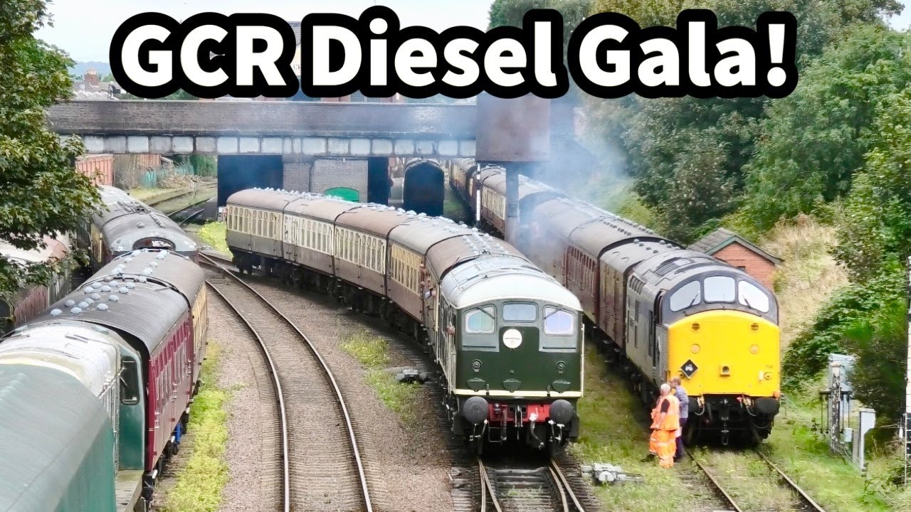 ROLLING Back the YEARS..! The Great Central Diesel Gala! - YouTube