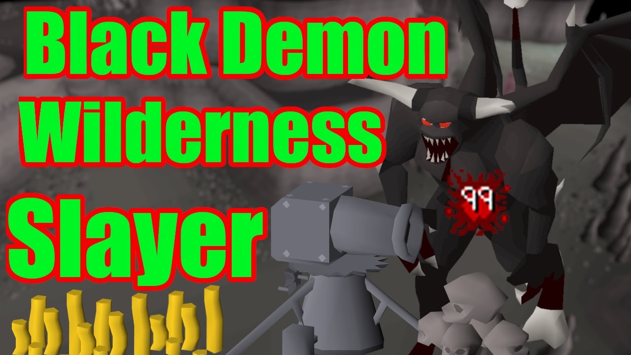 OSRS | Black Demon | Wilderness Slayer Guide | Melee | Cannon - YouTube