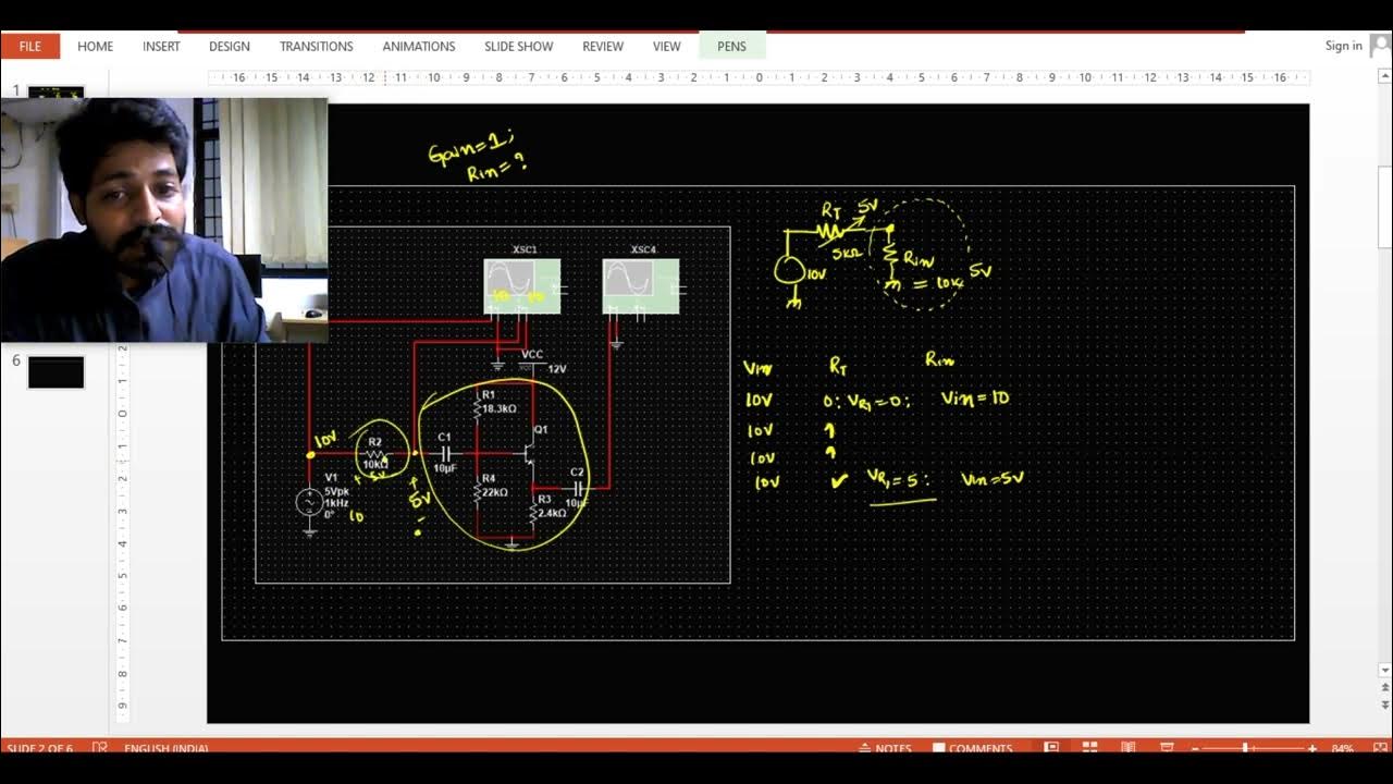 Multisim Tutorial--5: CC amplifier simulation part 2: Calculation of Rin for CC and CE amplifier ...