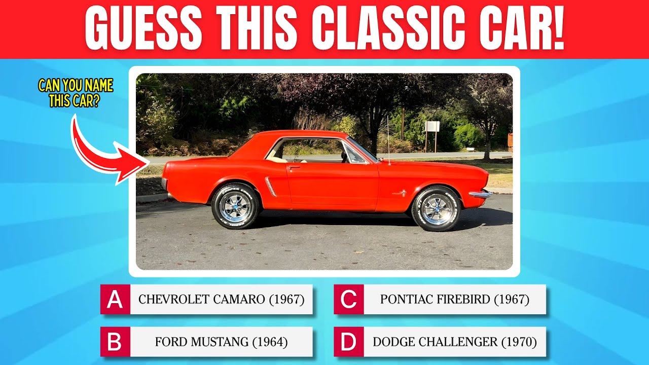 The Great Classic Car Guessing Game: Start the Quiz! - YouTube