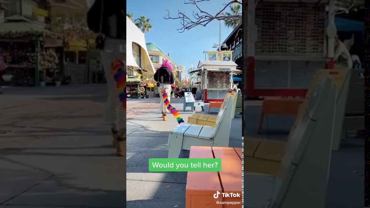 Rainbow tail prank | Tiktok | Vine ️ - YouTube