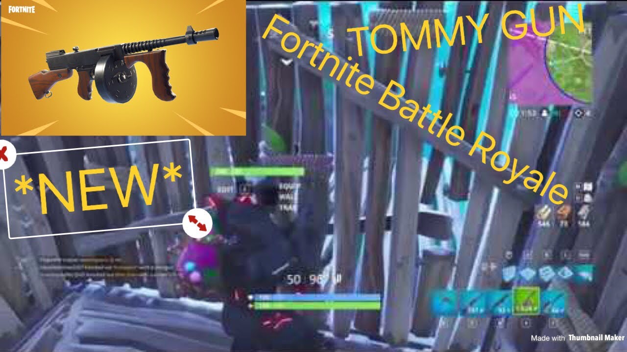 INSANE NEW TOMMY GUN IN FORTNITE BATTLE ROYALE (Fortnite BR) - YouTube