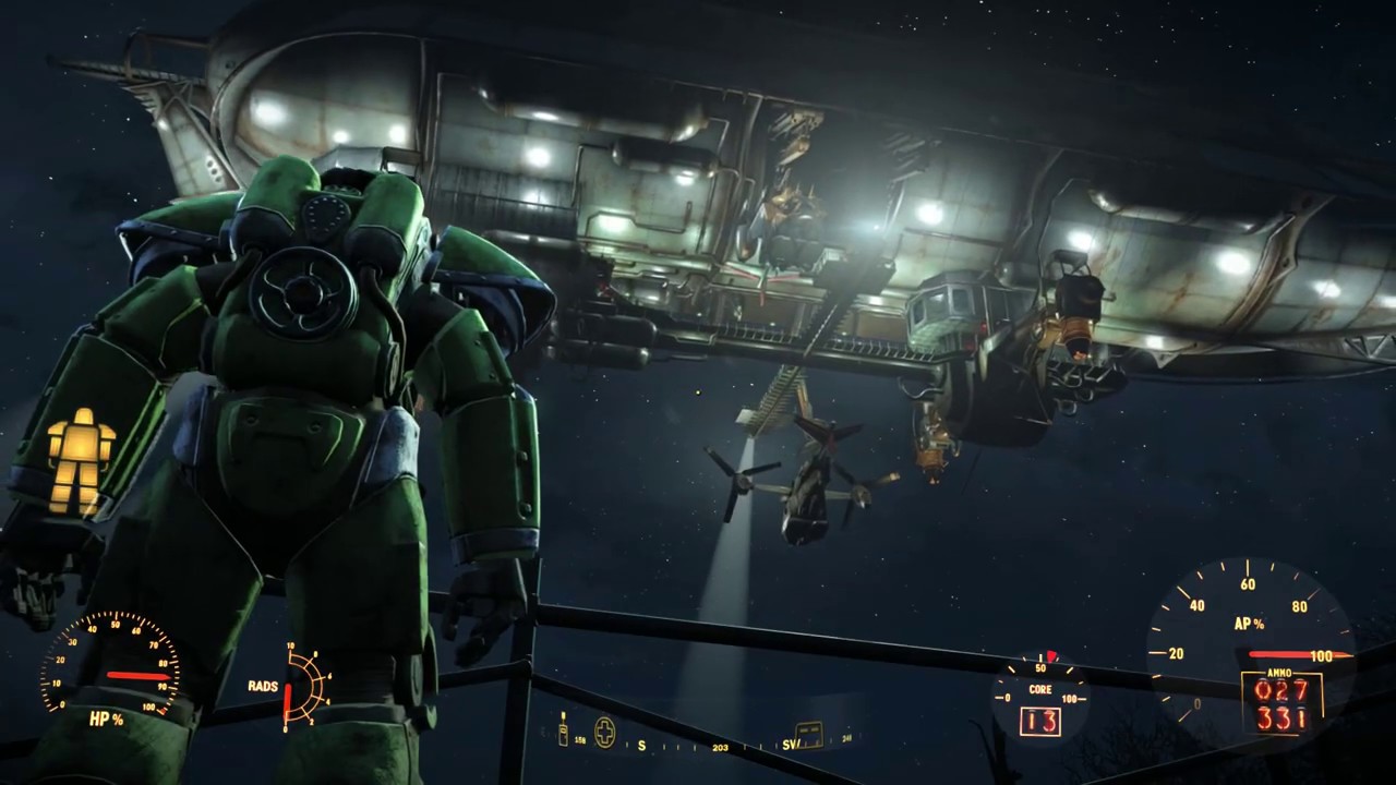 Fallout 4 Part 47 - Prydwen Arrival, Brotherhood Airship - 60fps First ...