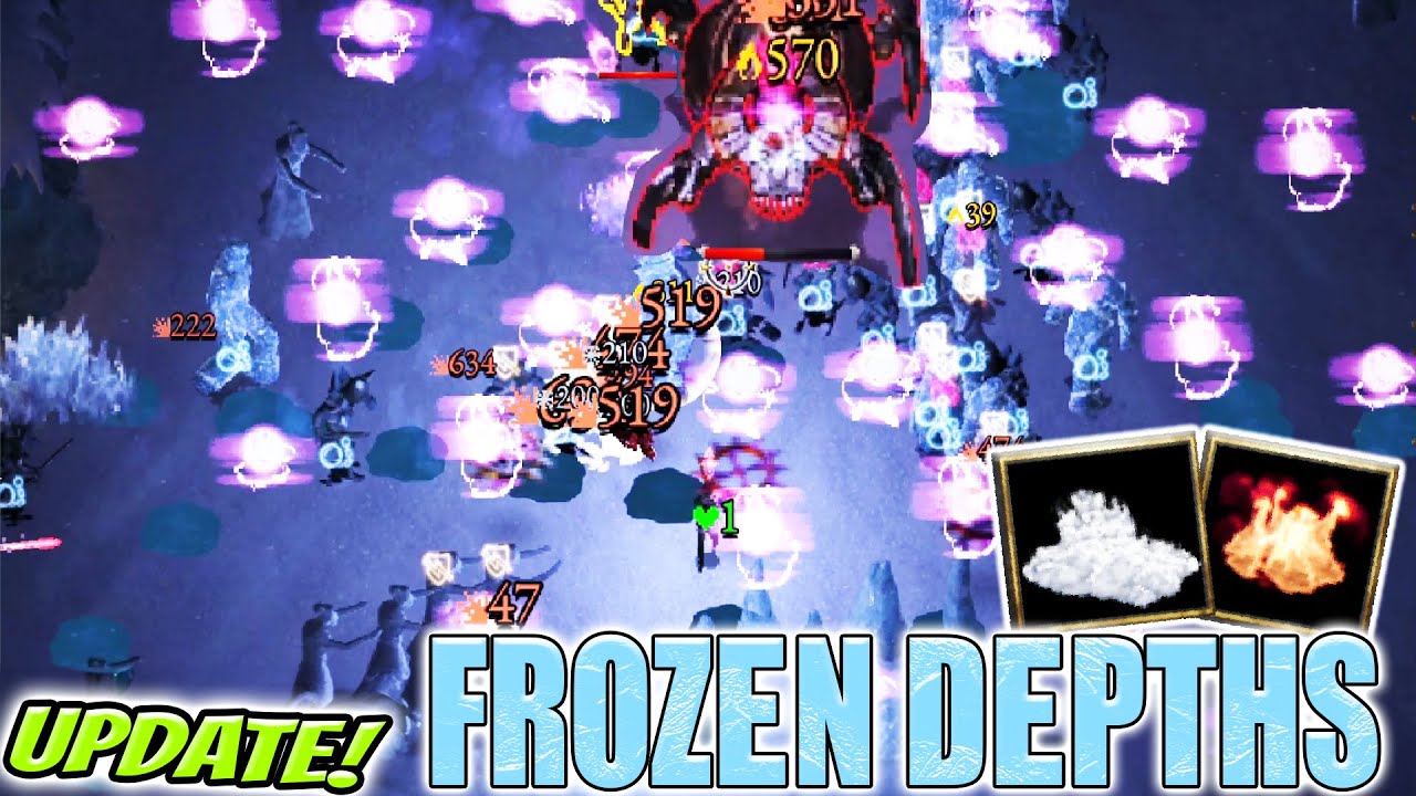 We Beat FROZEN DEPTHS With 2 NEW Weapons in Halls Of Torment - YouTube