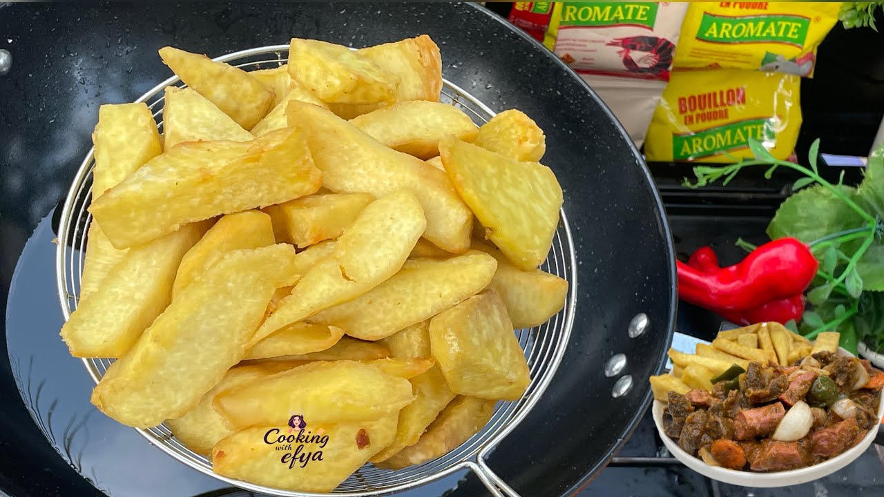 I DISCOVERED THE SECRET TO CRISPY GHANA FRIED YAM RECIPE | PERFECT ...