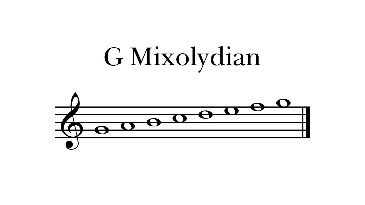 G Mixolydian Mode Youtube