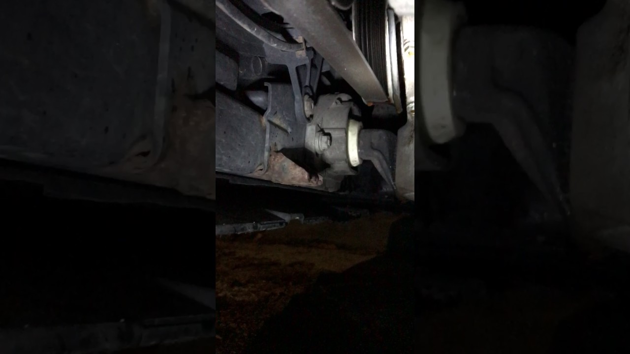 2004 Audi A4 Coolant Leaking From Behind Crank Pulley - YouTube