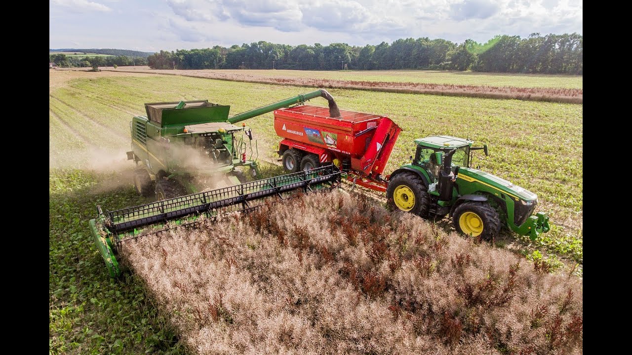 2X John Deere T670i HillMaster 730X & John Deere 8R310 E23 & Annaburger ...