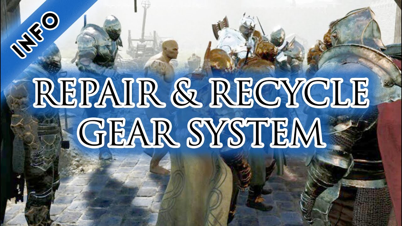 Mortal Online 2 Repair Gear and Melting Recycling old Equipment 4K Info ...