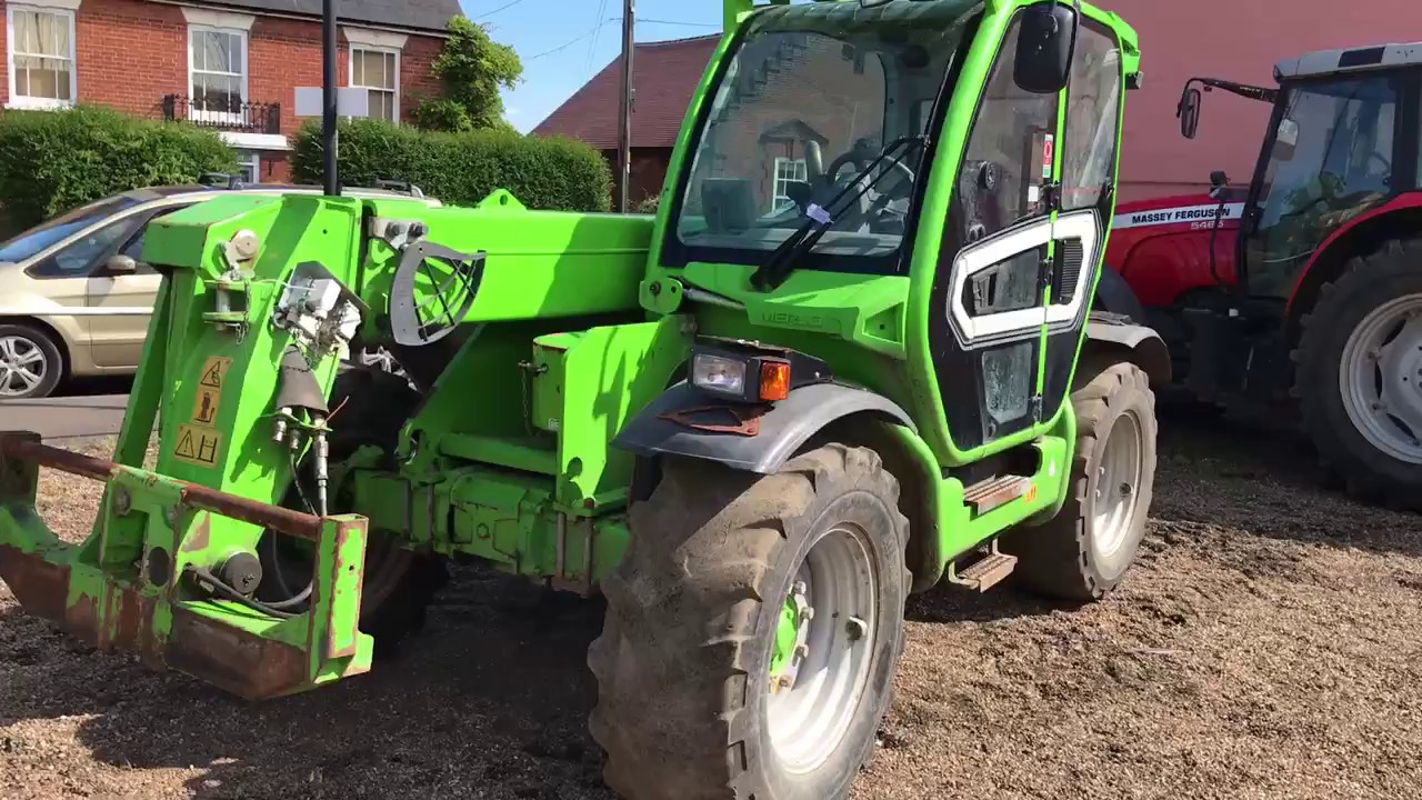 MERLO 42.7 CS156 telehandler - YouTube