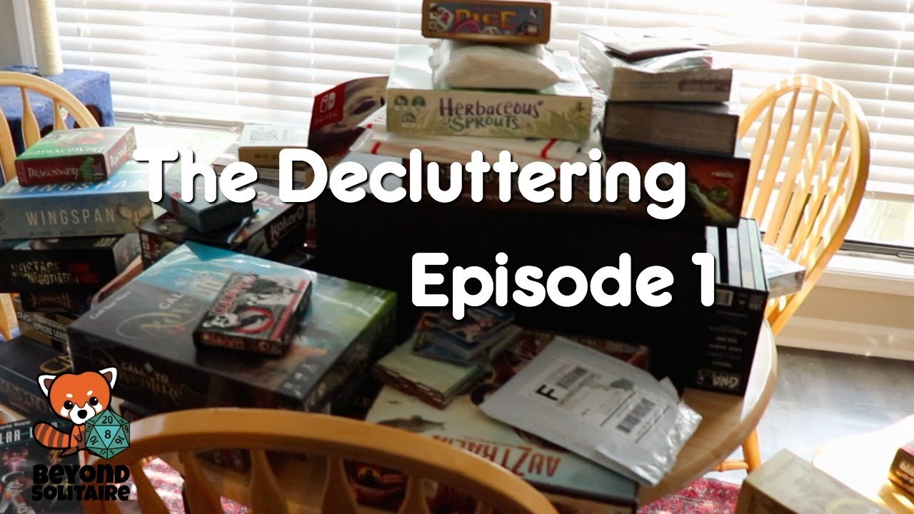 The Decluttering E1: Drowning in Board Games - YouTube