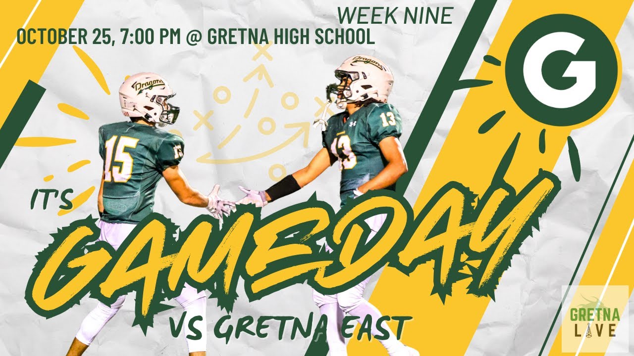 Gretna vs. Gretna East Varsity Football - YouTube