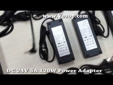 DC 24V 5A 120W Power Adapter AC to DC Power Supply Driver
