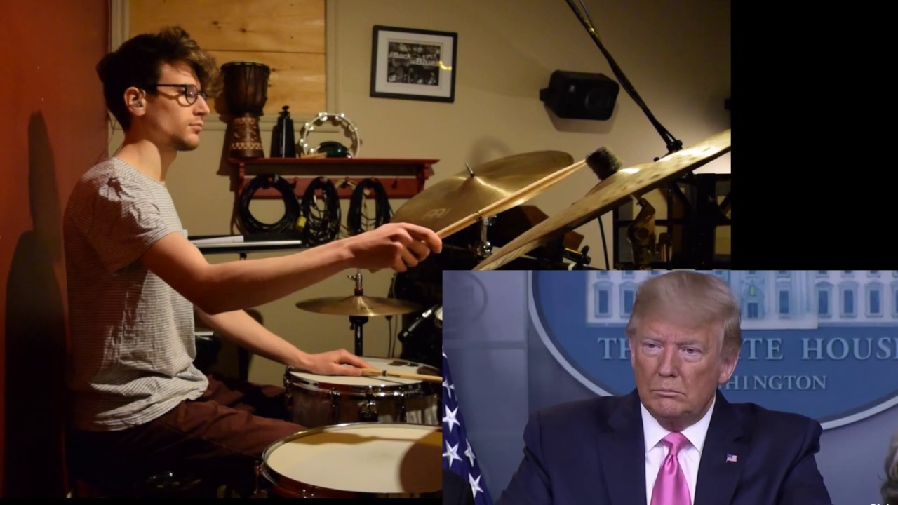 Trump Covid-19 with drums - YouTube